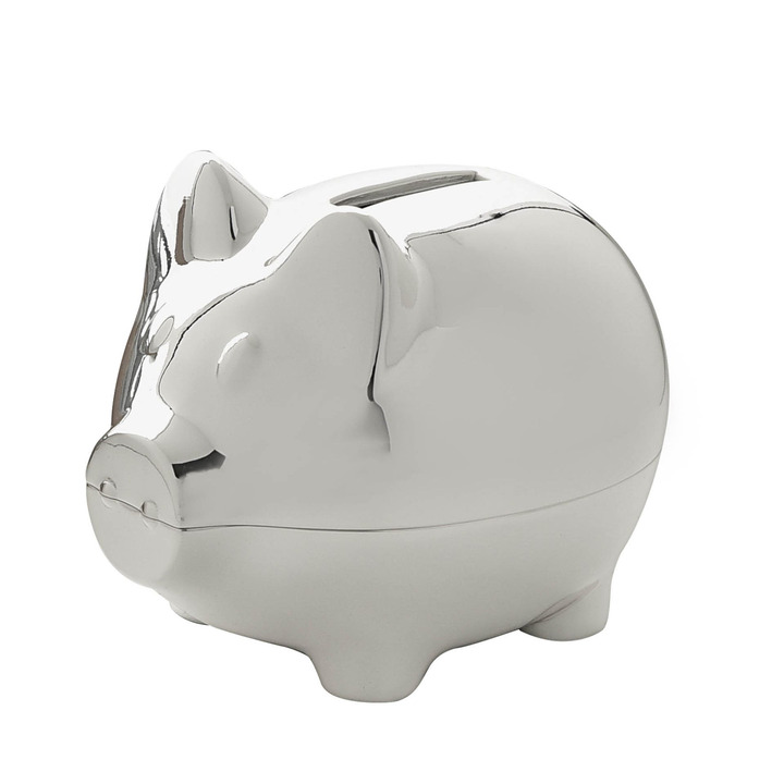 Piggy Money Box - finest silver gifts, jewellery and tableware